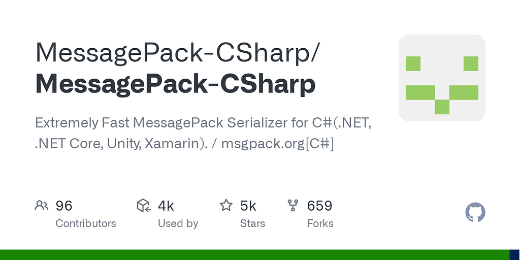 MessagePack 라이브러리 사용해보기 - 👨‍🏫 튜토리얼, 팁, 강좌 - 닷넷데브