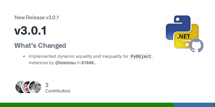Python.NET 3.0.0 릴리스 - 📤 정보 공유 - 닷넷데브