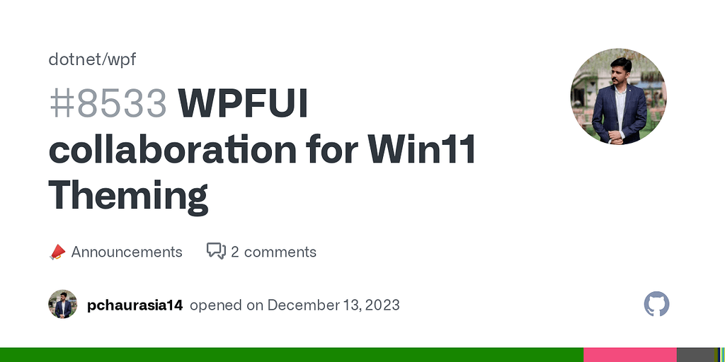 WPF의 공식 Win11 테마 추가 작업에 WPFUI 라이브러리와 협력 - 📤 정보 공유 - 닷넷데브