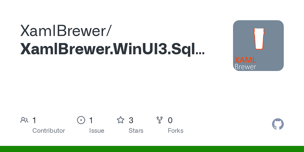 Winui 3에서 Sql 연결 설정 패널 작성 Diederik Krols Xaml Brewer 👓 읽을 거리 닷넷데브