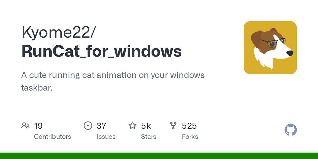 RunCat for Windows: macOS용 RunCat의 윈도우 버전 - 📤 정보 공유 - 닷넷데브