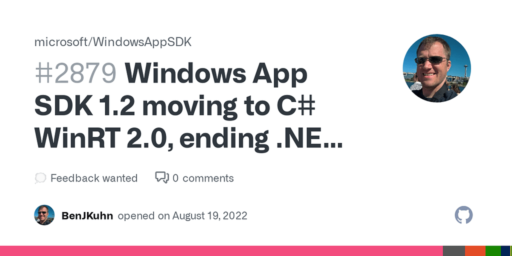 Windows App Sdk 12는 C Winrt 20으로 이동하며 Net 5 지원이 종료됩니다 📰 닷넷 소식 닷넷데브