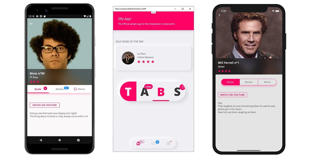 Sharpnado.Tabs - MAUI 및 Xamarin.Forms에서 사용할 수 있는 탭 - 📱크로스플랫폼 UI Q&A - 닷넷데브