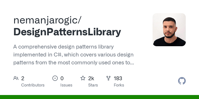 A comprehensive design patterns library - 📤 정보 공유 - 닷넷데브