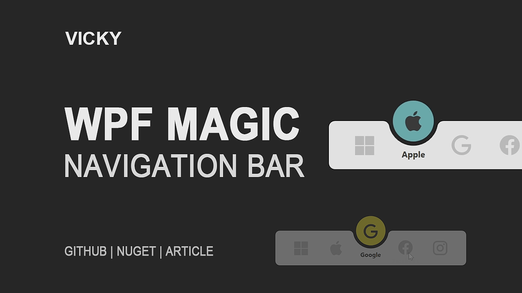 Wpf Listbox를 커스터마이징해서 만든 Magic Navigationbar 🧵 Slog 닷넷데브