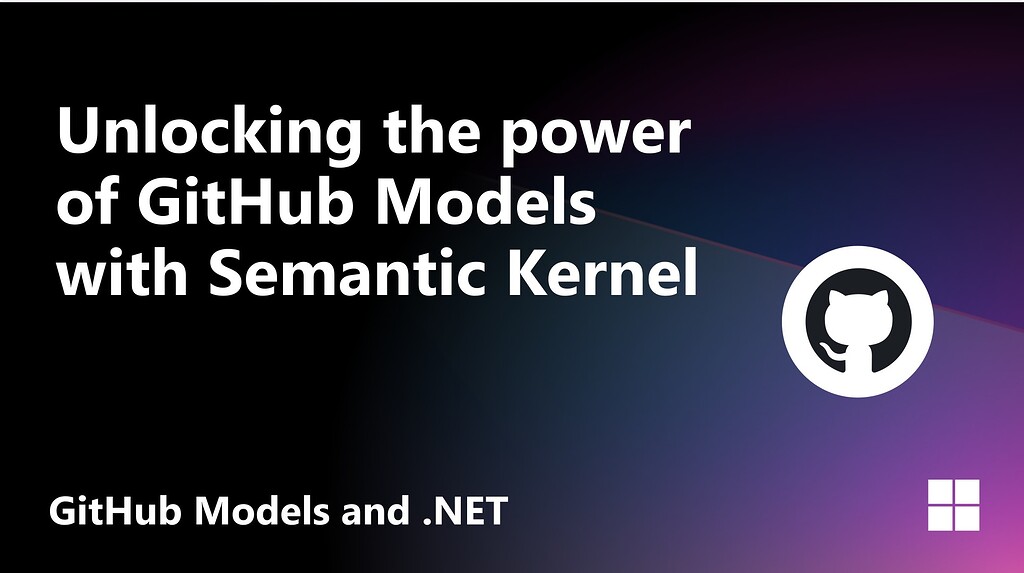 GitHub AI 모델을 .NET 애플리케이션에 통합하기: Semantic Kernel 사용하기 - 👓 읽을 거리 - 닷넷데브