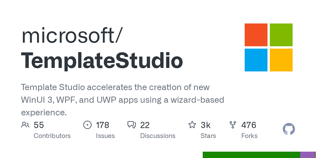 Windows Template Studio 소개 - 📤 정보 공유 - 닷넷데브