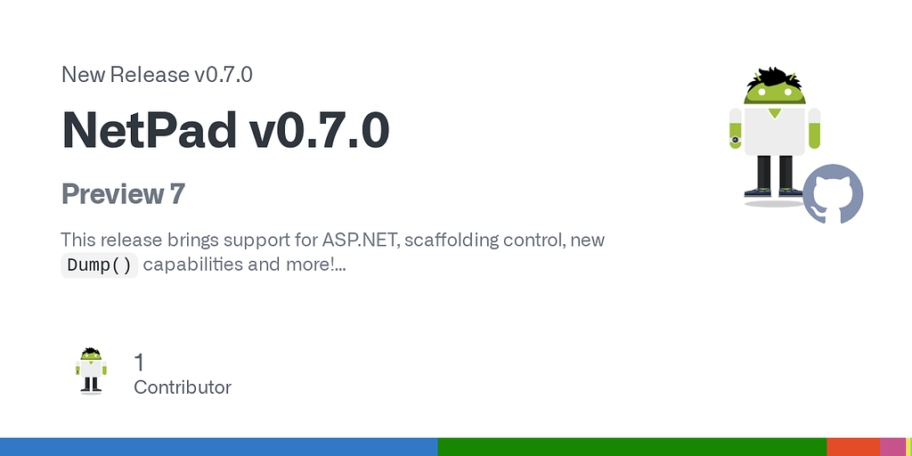 NetPad 0.7.0 릴리스 - 📤 정보 공유 - 닷넷데브
