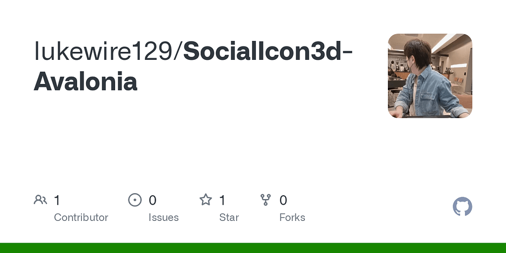 Avalonia SocialIcon 3D - 🙋 내가 만들었어요! - 닷넷데브