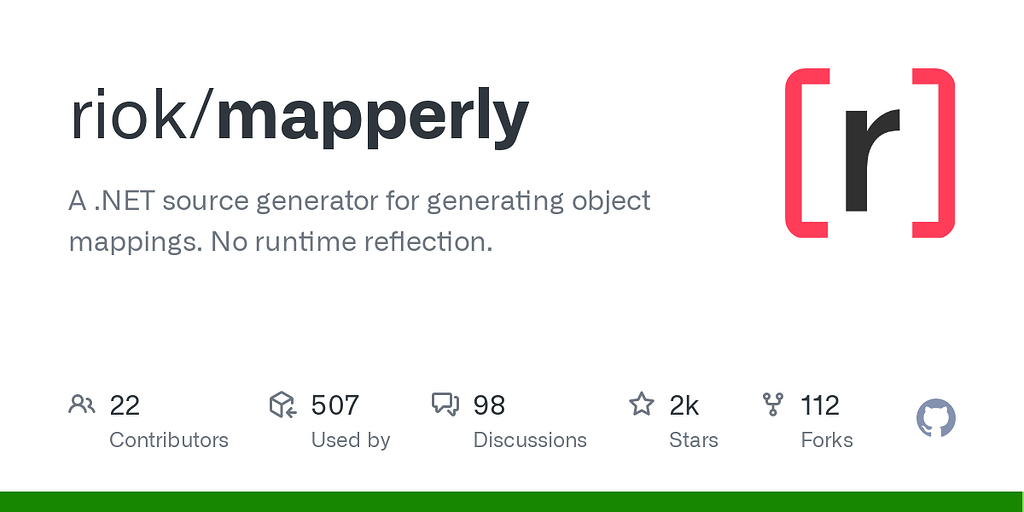 Mapperly - 소스 생성기를 이용한 개체 매핑 라이브러리 - 📤 정보 공유 - 닷넷데브