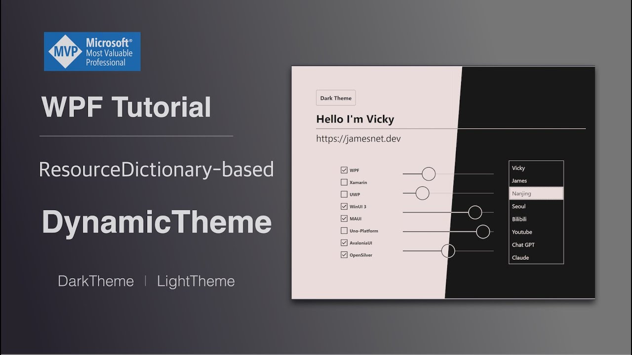 DynamicResource 관련 튜토리얼 영상 소개 - 📤 정보 공유 - 닷넷데브